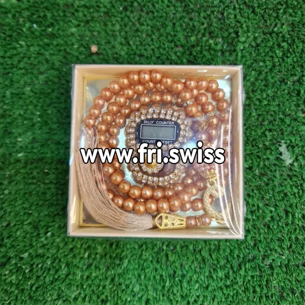 Set Dhurate në kuti me numërues dhe tepsih – Islam Shop